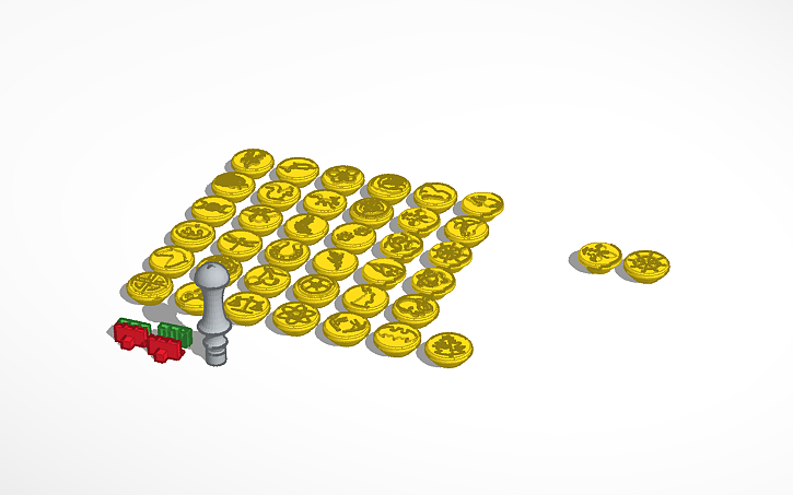 3D design wax seal stamp - Tinkercad