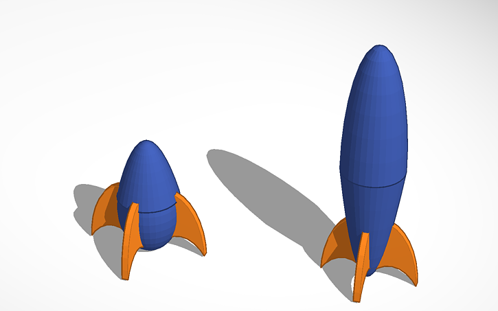 3D design Rockets - Tinkercad