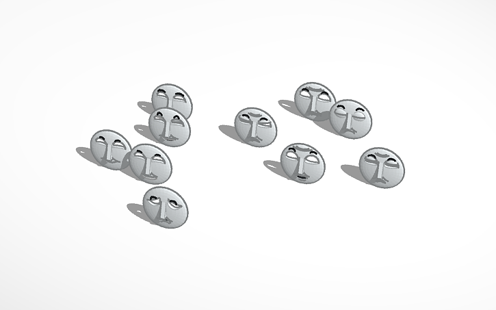 3D design Copy of Gordon The Big Blue Engine Faces - Tinkercad