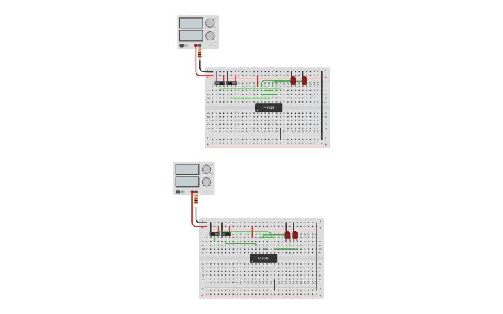 Circuit design COMBINED - Tinkercad