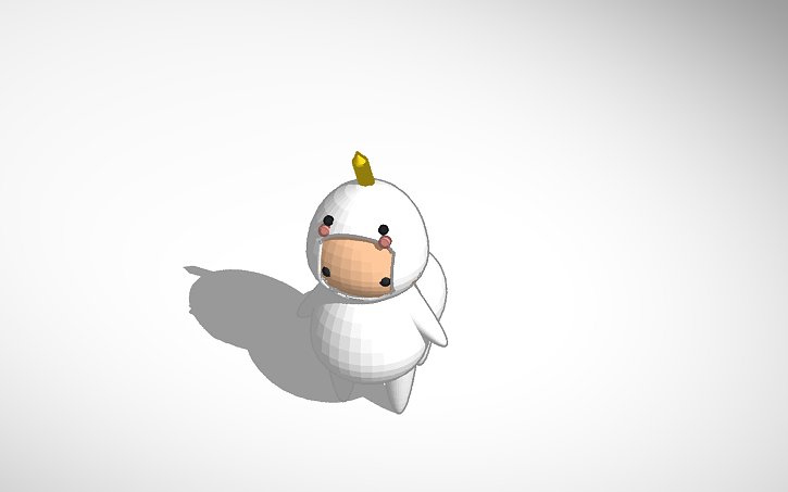 3D design Unicorn Chibi | Tinkercad