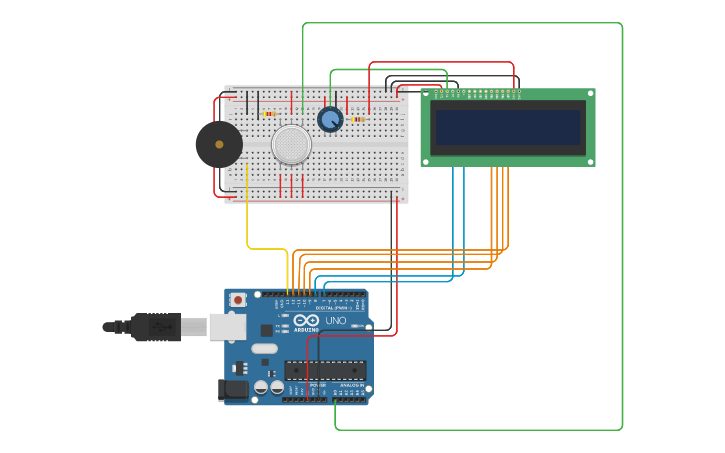 Circuit design Arduino TP 33 - Tinkercad