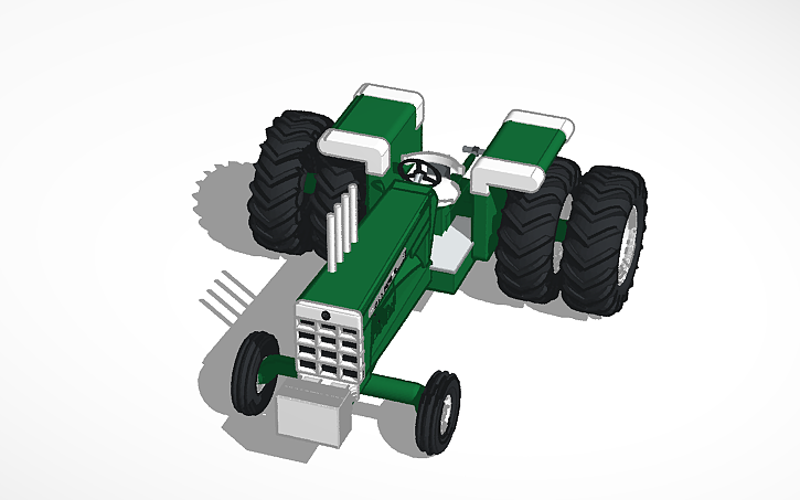 3D design 1968 Oliver 1950-T Tractor - Tinkercad