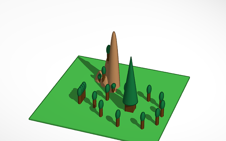 3D design Mountain | Tinkercad