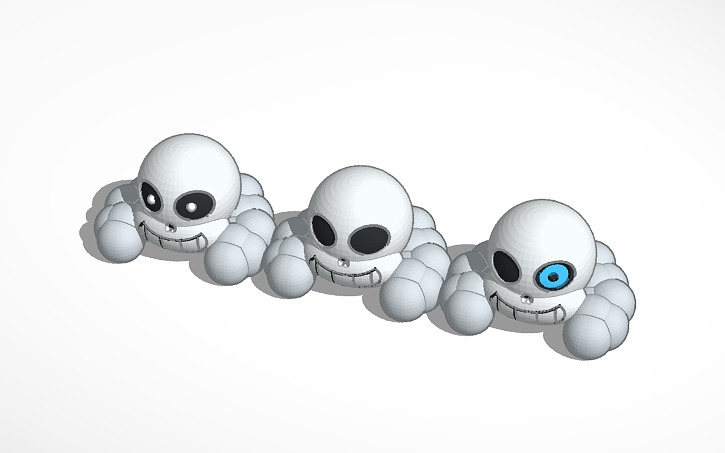3D design Sans Heads ( Try to Find Tinker-Sans) | Tinkercad