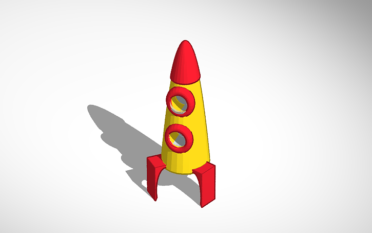 3D design Рокета | Tinkercad