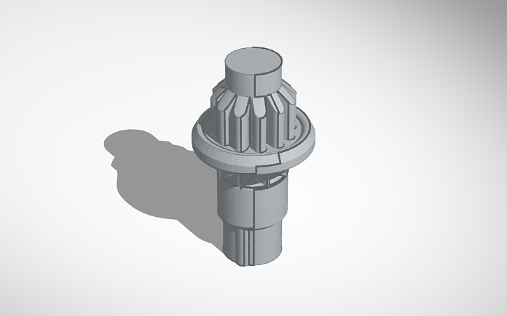 3D design Beyblade X bit - Tinkercad