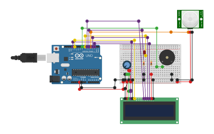 Circuit design project complete - Tinkercad
