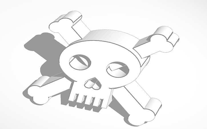 3D design SKULL - Tinkercad