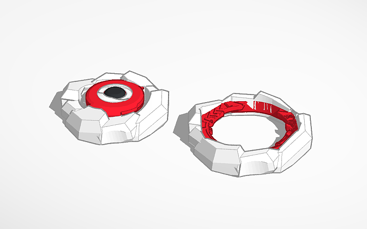 3D design Beyblade Burst Gradient - Tinkercad