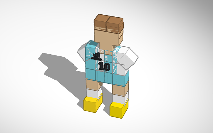 3D design messi - Tinkercad