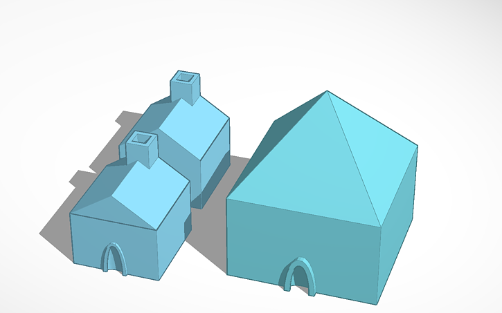3D design Castle for Manor Project: Buildings - Tinkercad