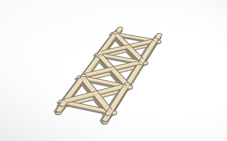 3D design Bridge - Tinkercad