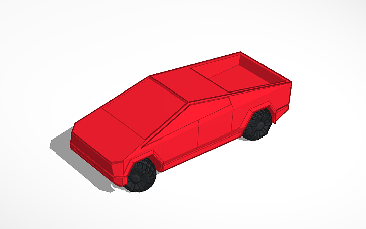 3D design Mr.clause’s Tesla cybertruck | Tinkercad