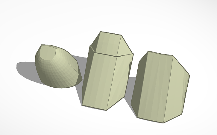 3D design middle finger - Tinkercad