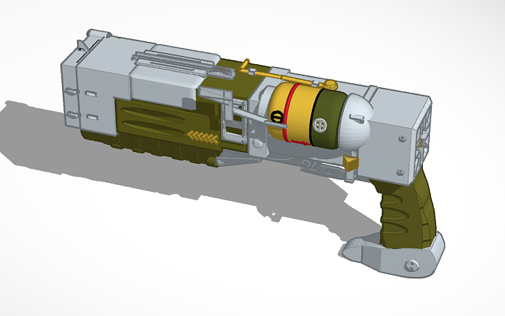 3D design Fallout lazer Pistol - Tinkercad