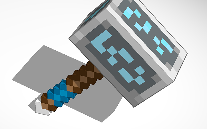 3D design Minecraft Dugeons Stormlander (original) - Tinkercad
