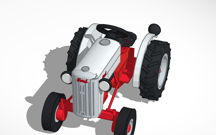 3D design Ford 8N Tractor - Tinkercad