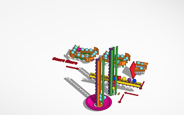 3D design Sim Lab Auger Mechanism - Tinkercad