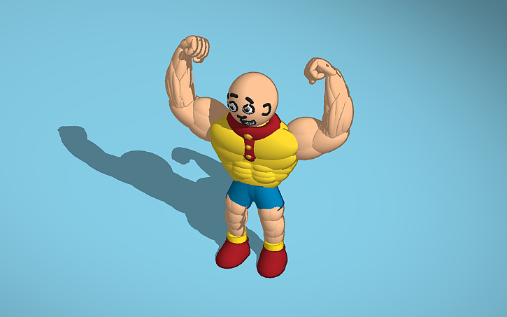 3D design NOOO, ITS BUFF CAILLOU, WHYYY!!!!???? - Tinkercad