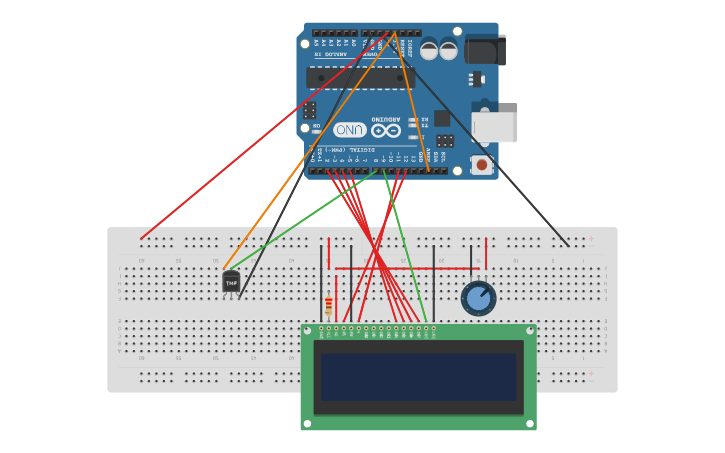 Circuit design cap 7 lcd display and dht22 sensor (used tmp36 sensor in ... Circuit design cap 7 lcd display and dht22 sensor (used tmp36 sensor in ...