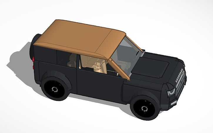 3D design Land Rover Defender x 2 Door - Tinkercad
