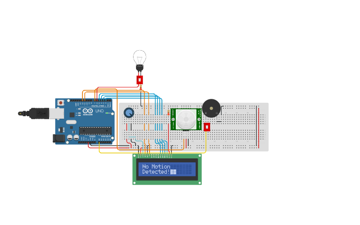 Circuit design Anti Theft Security and Alarm System | Tinkercad