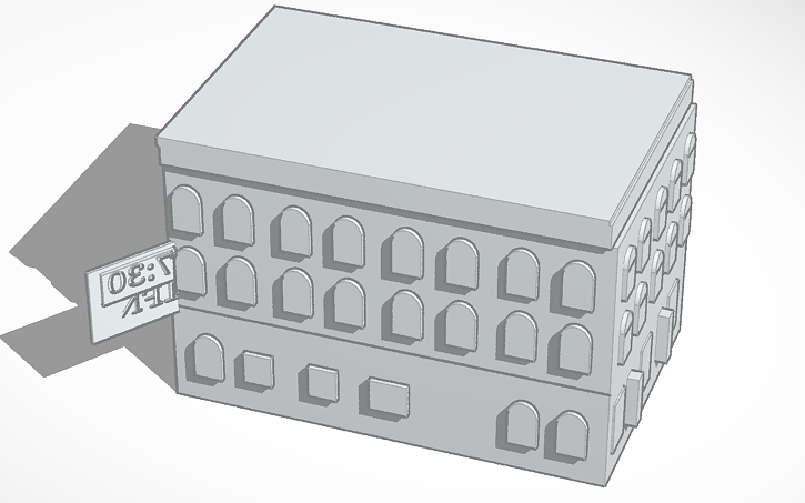 3D design First National Bank | Tinkercad