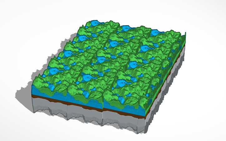 3D design Terrain | Tinkercad
