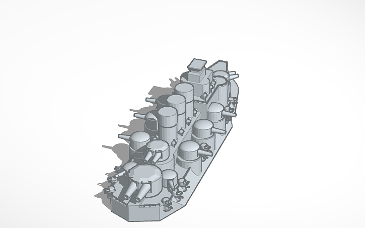 3D design STEAMPUNK BATTLESHIP FROM HOWL´S MOVING CASTLE - Tinkercad