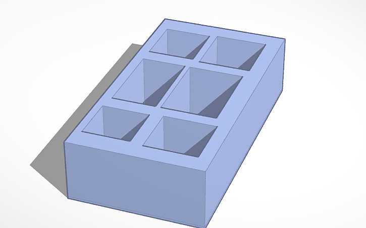 3D design makeup box - Tinkercad