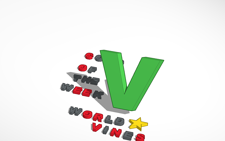 3D design world star vines | Tinkercad