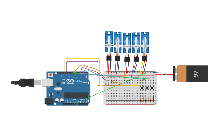 Circuit Design Wiring Tinkercad