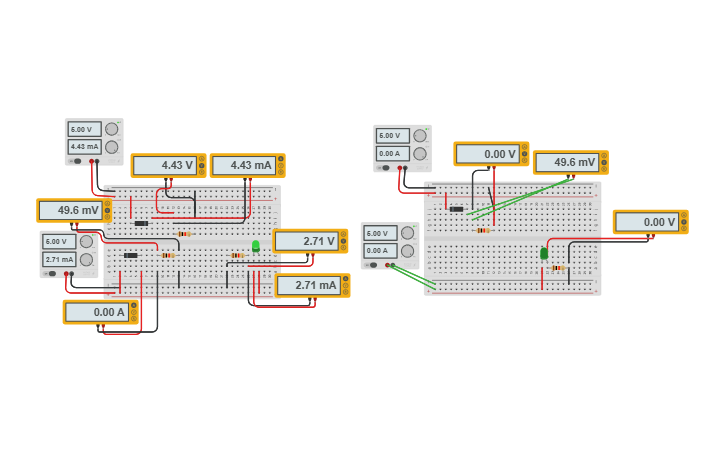 Circuit design 1.4 - Static Diode - Tinkercad