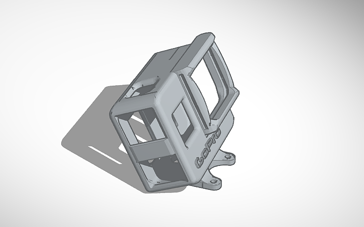 3D design Nazgul GoPro Hero8 Mount | Tinkercad