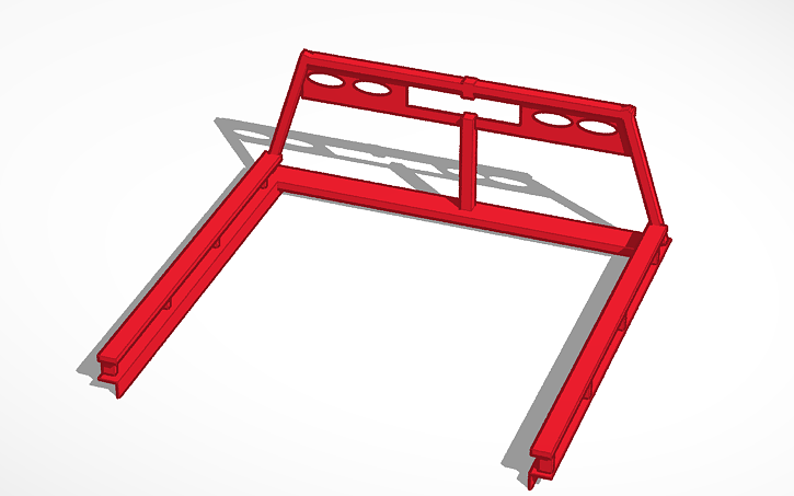 3D design Headache Rack - Tinkercad