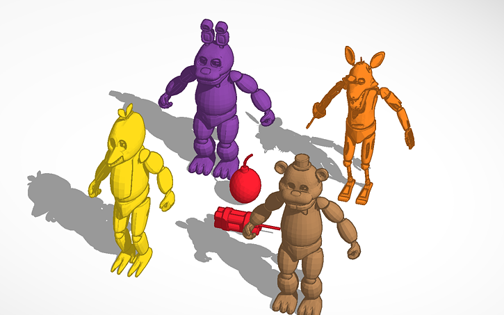 3d Design Five Nights At Freddys Tinkercad