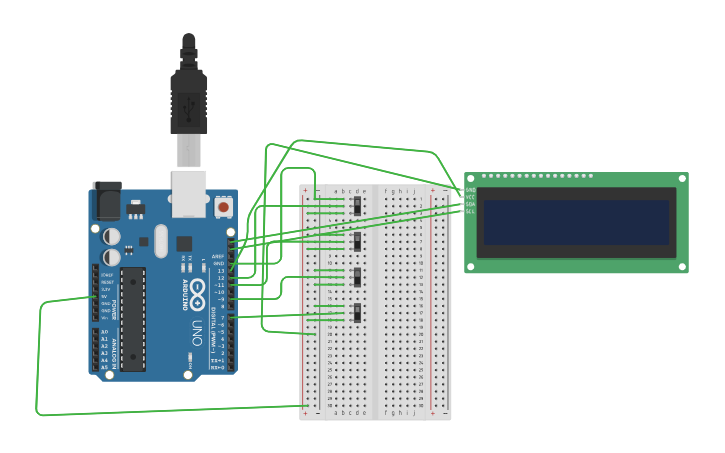 Circuit design create a binary game - Tinkercad