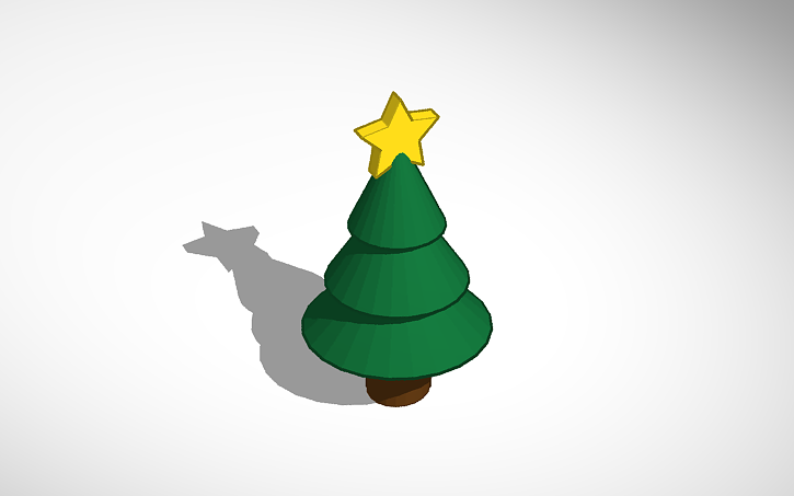 3D design Christmas Tree - Tinkercad