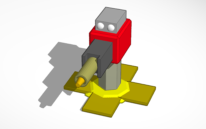 3D design Sentry Turret 1 - Tinkercad