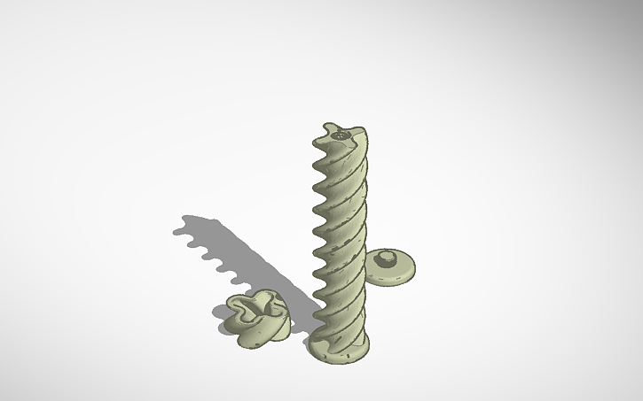 3D design Fidget Screw Toy - Tinkercad