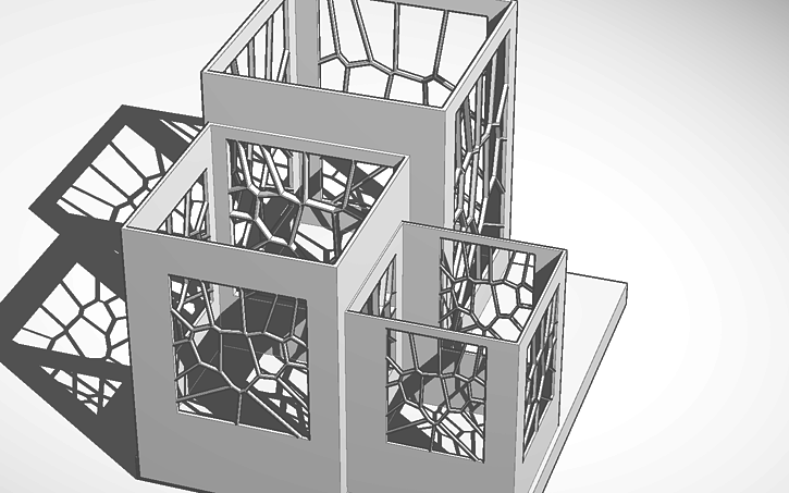 3D design pencil pot - Tinkercad