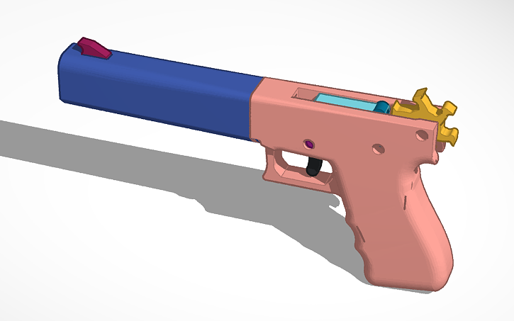 3D design pistola de gomas | Tinkercad