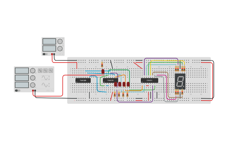 Circuit design Componente practico final - Tinkercad