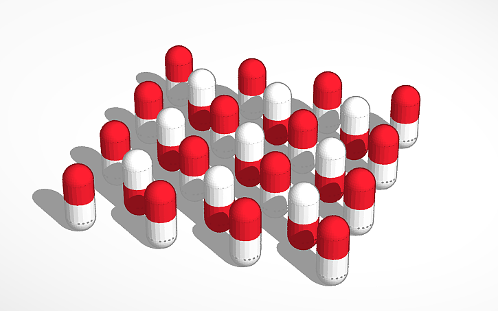 3D design Pill-land - Tinkercad