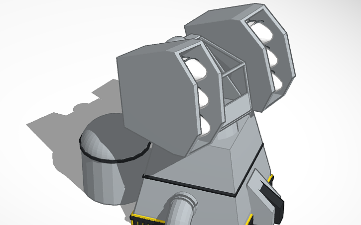 3D design starcraft 1 missile turret - Tinkercad