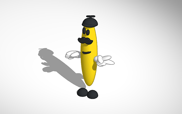 3D design banana power | Tinkercad