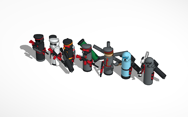 3D design standard weapons for the IGS infantry branches | Tinkercad