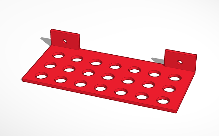 3D design Reef frag grid - Tinkercad