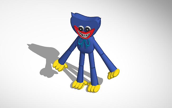 3D design Huggy-Wuggy - Tinkercad